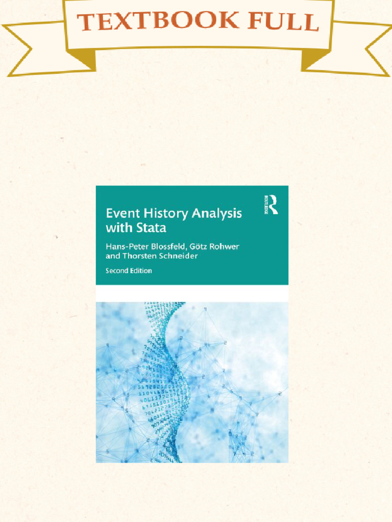 Event History Analysis With Stata 2nd Edition Hans-Peter Blossfeld PDF Download | PDF | Logistic ...