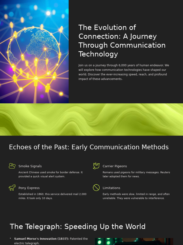 The Evolution of Connection A Journey Through Communication Technology ...