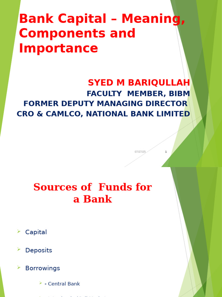 Understanding Bank Capital Basics | PDF | Capital Requirement | Basel Iii