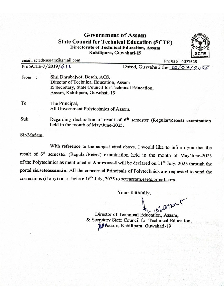 6th Sem Result | PDF