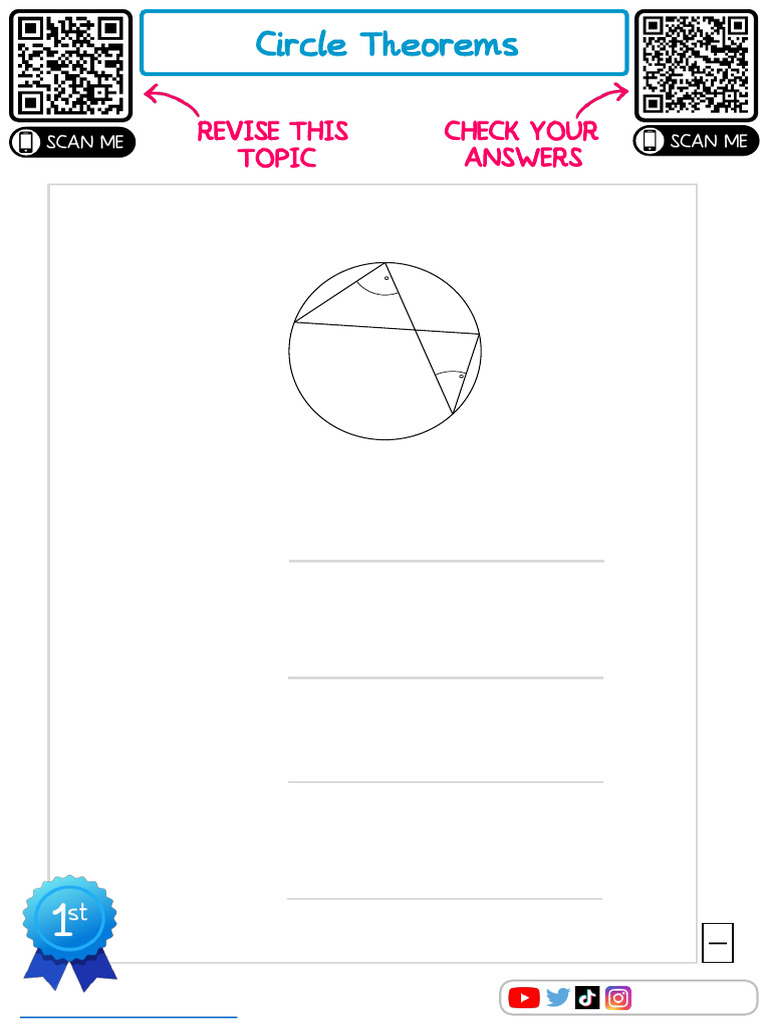 Circle Theorems | PDF | Classical Geometry | Rotation