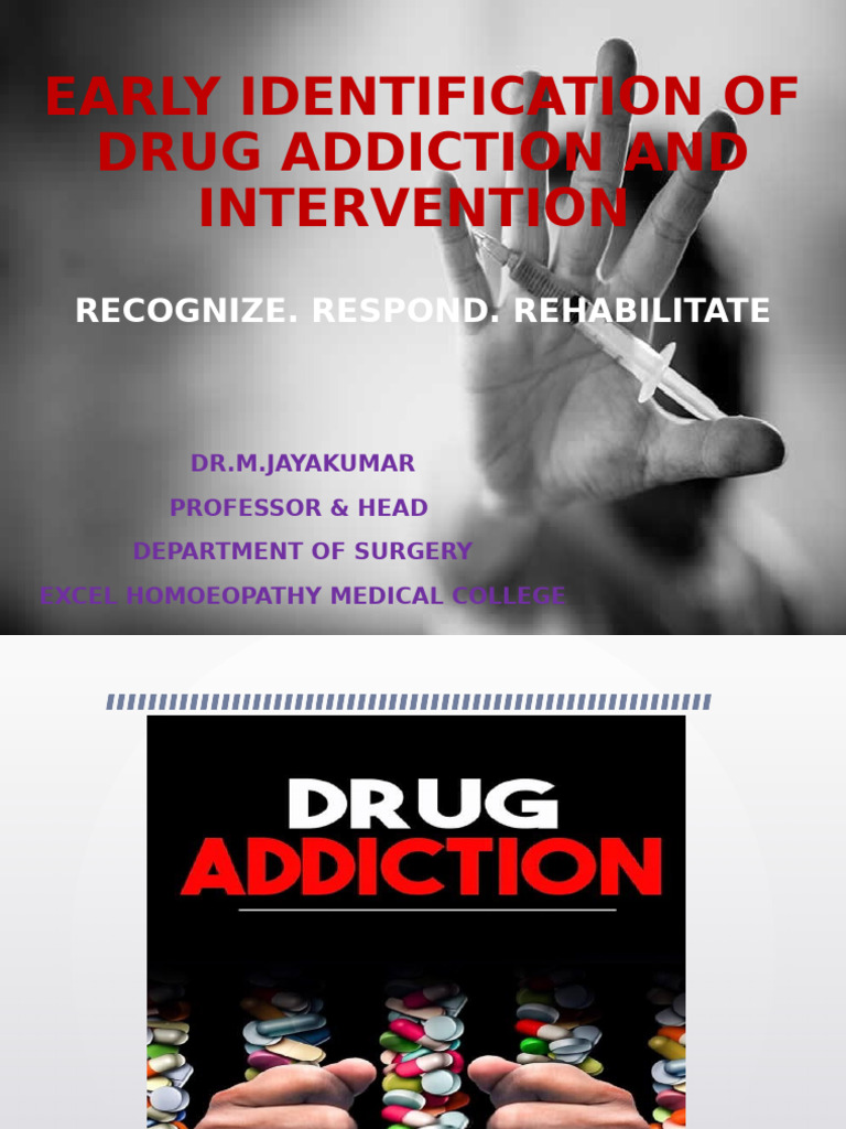 Drug Addiction Youth Identification Intervention | PDF | Substance ...