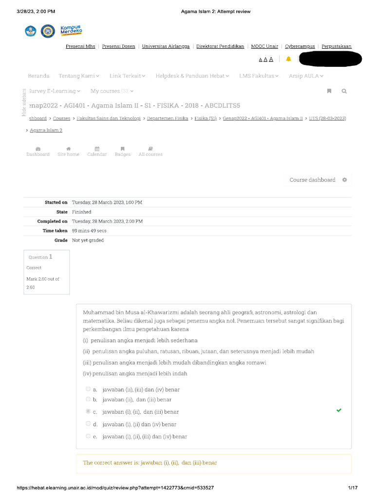 UTS Agama Islam II 2023 | PDF