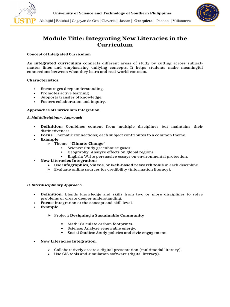 Edu 223 Module 1 Final Period | PDF | Project Based Learning | Cognition