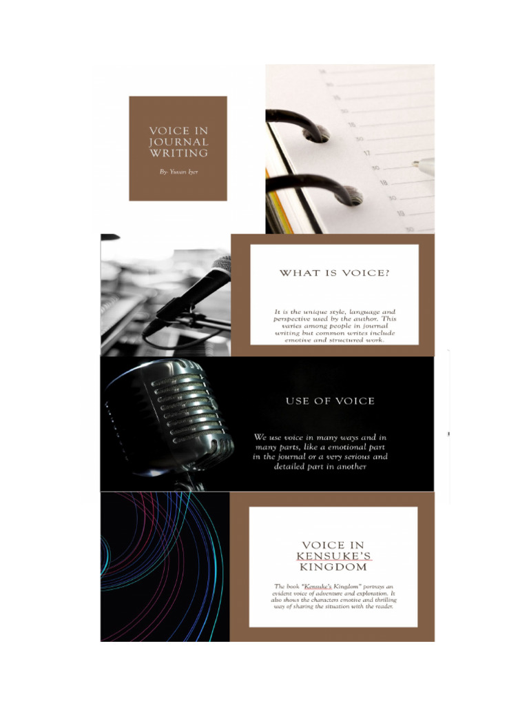 Voice in Journal Writing | PDF