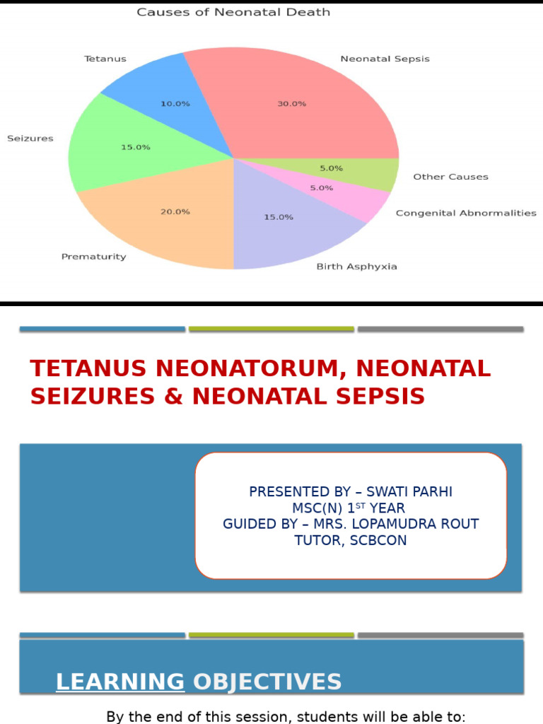 Tetanus Neonatorum, Neonatal Sepsis & Neonatal Seizures | PDF | Sepsis ...