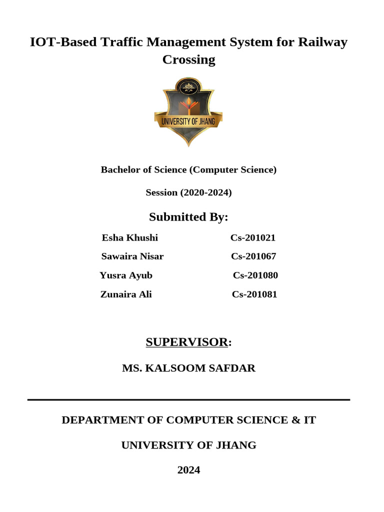 Iot Based Traffic System Documentation-UPDATED (2) (1) 3 | PDF ...