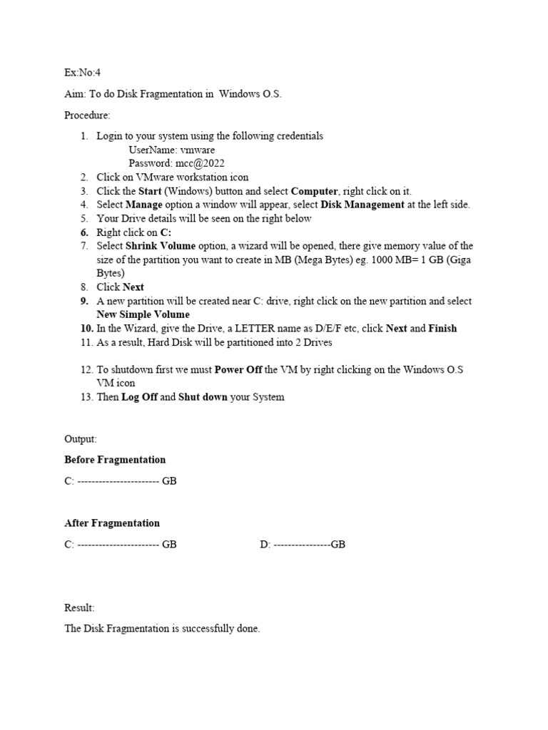 Disk Fragmentation and Defragmentation Guide | PDF