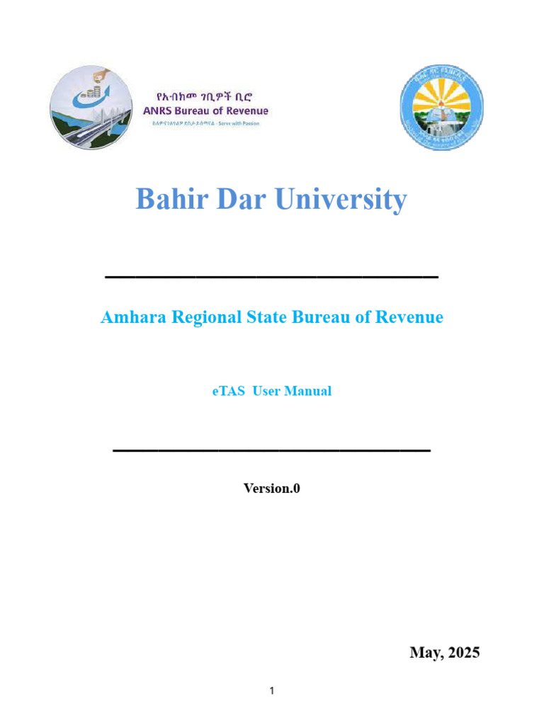 eTAS User Manual V0 | PDF