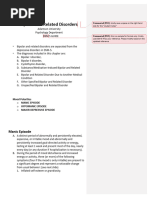 CIDI 3.0 Bipolar Screening Tool | PDF | Psychology | Clinical Medicine