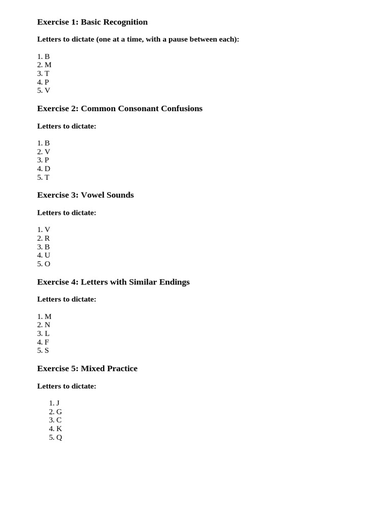 Listening Exercises.G2.Ex | PDF