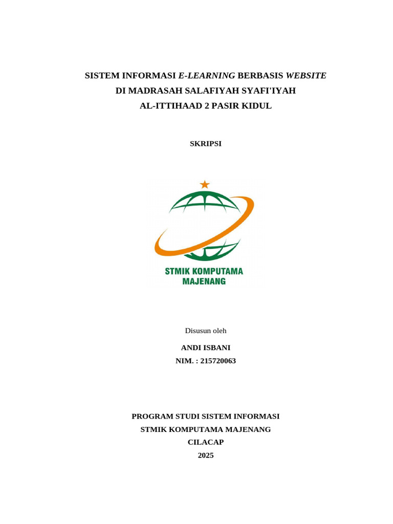 Skripsi Andi Isbani | PDF