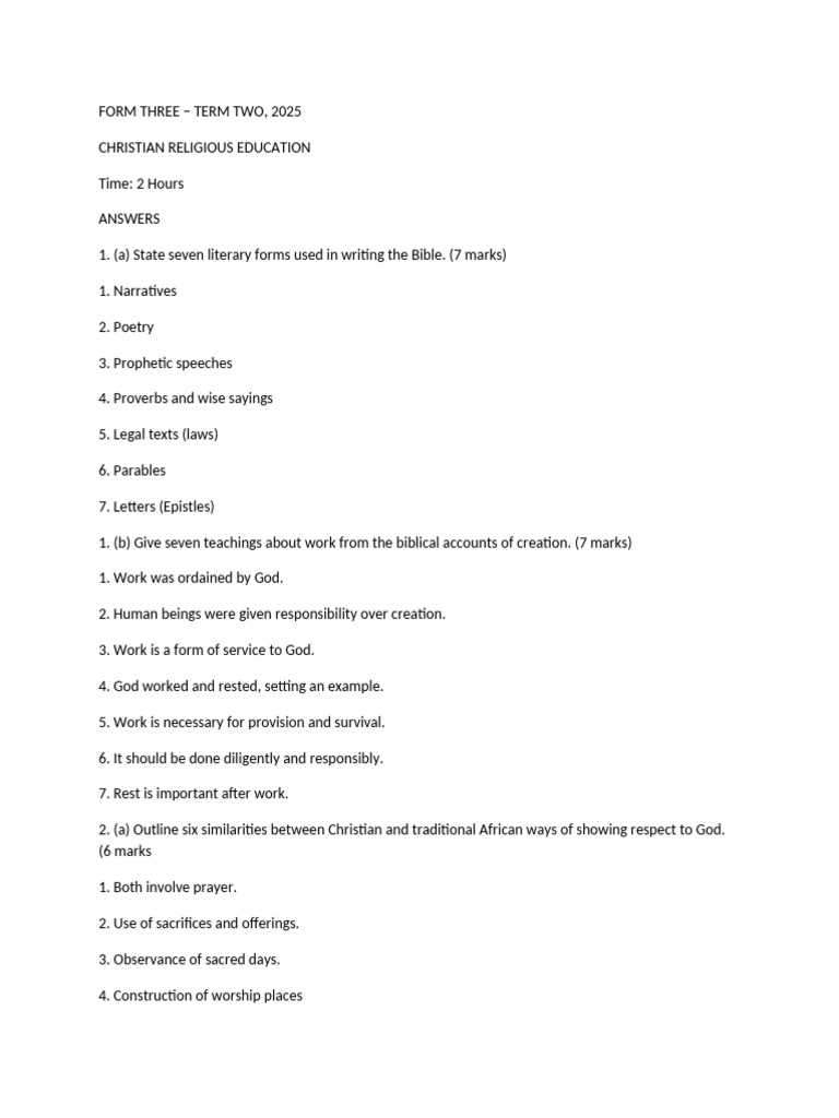Literary Forms in Biblical Writing | PDF | Jesus | Prophet