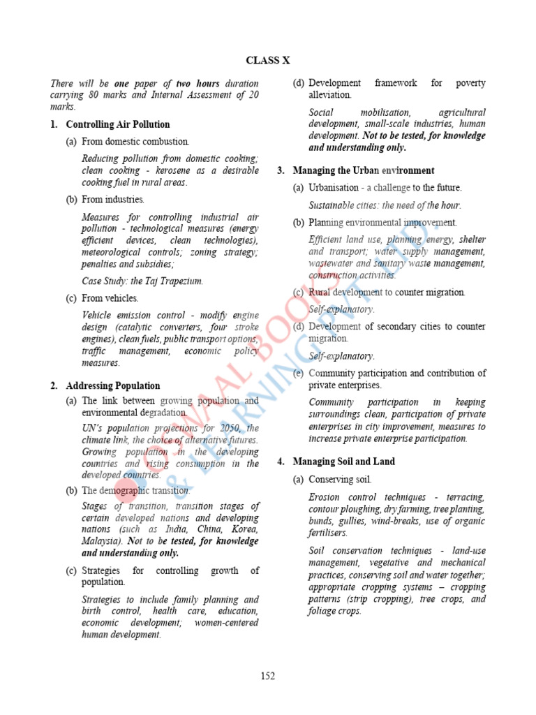 Class X Environmental Science Answer Key | PDF | Agriculture | Biodiversity