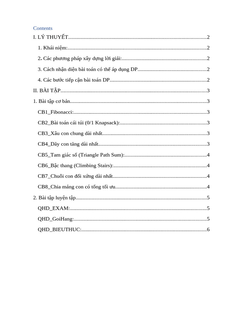 Quy Hoach Dong | PDF