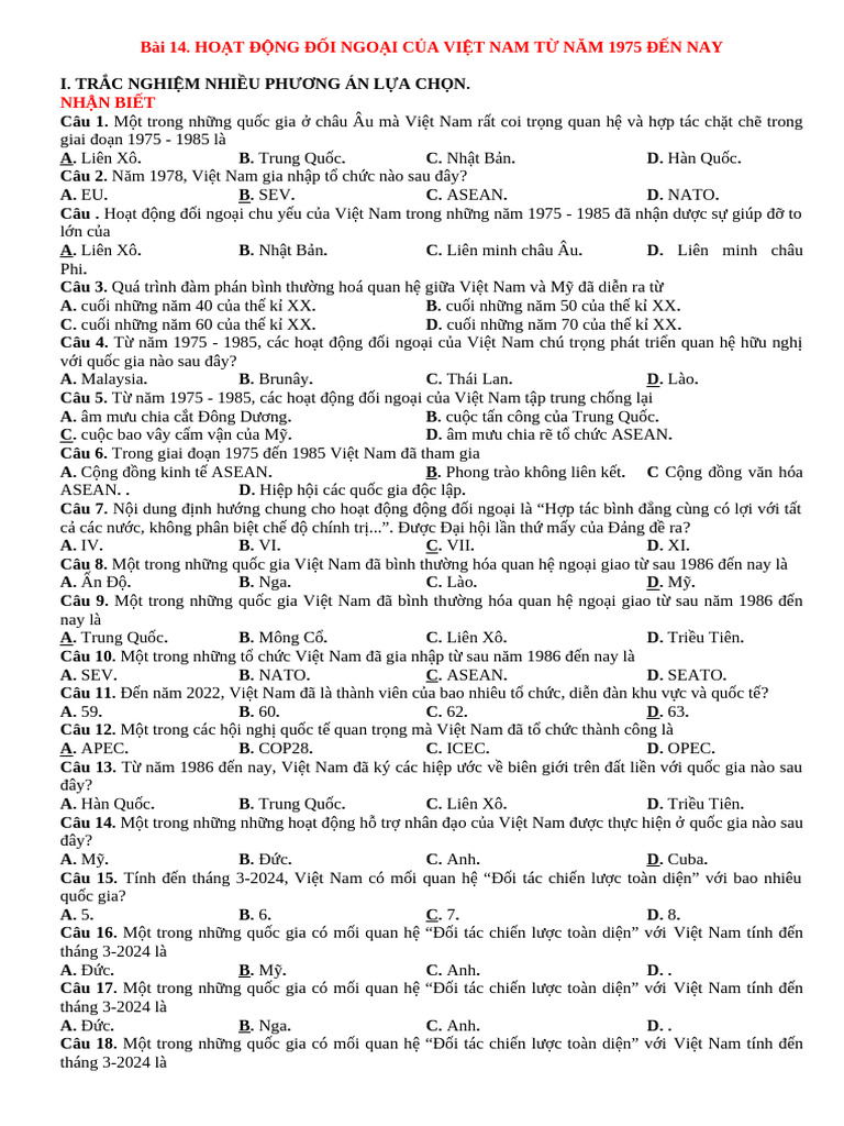 SU 12 Bai 14,15,16 | PDF