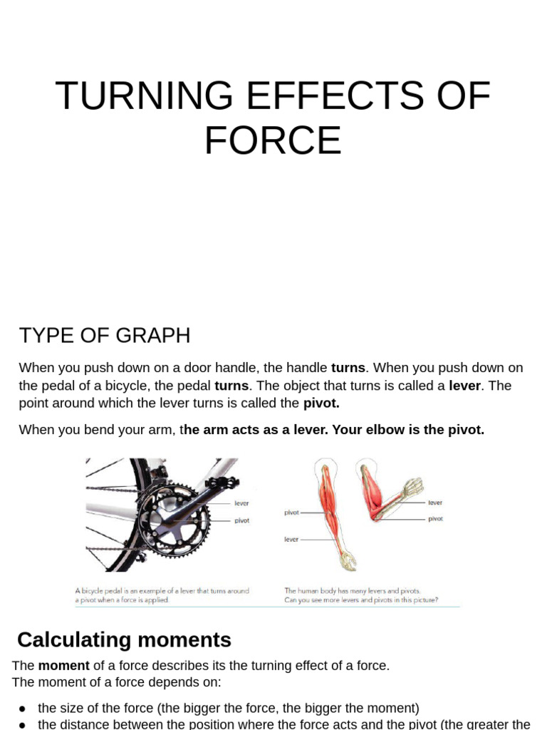 Turning Effects of Force | PDF