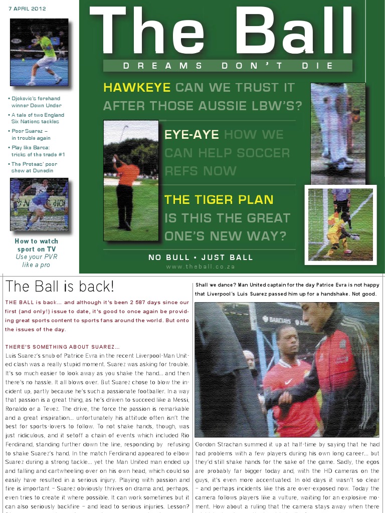 The Ball Magazine, 7 April 2012 | PDF | Golf Course | Par (Score)