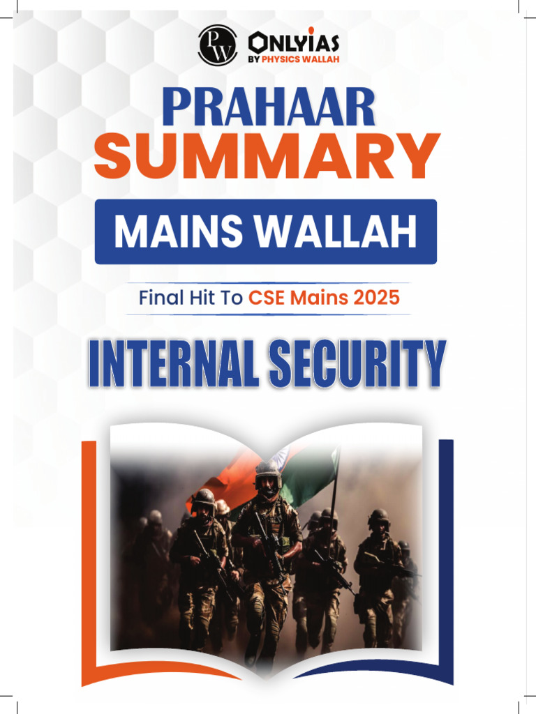 Prahaar Summary 2025 - Internal Security | PDF