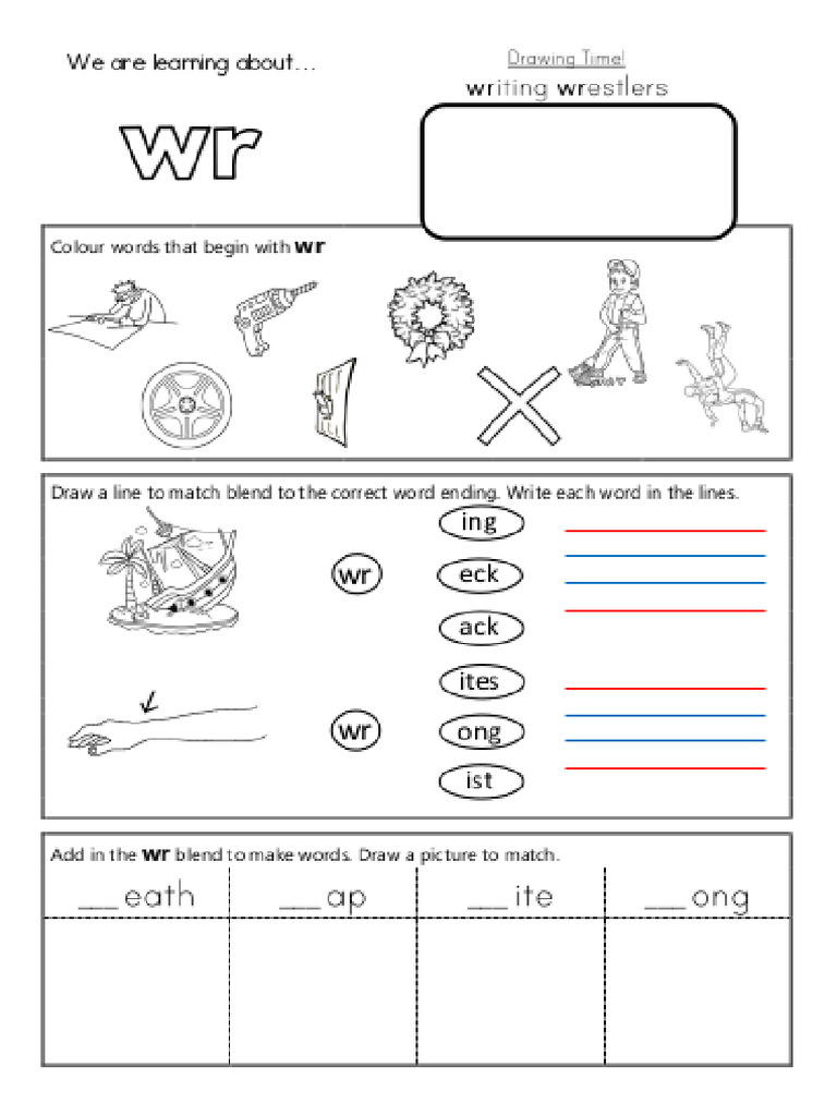 Phonics WR P | PDF