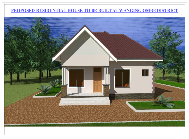 Sebule Na Chumba House Plan | PDF