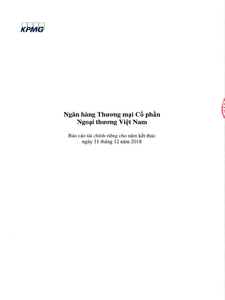 BCTC Rieng Le Da Kiem Toan 2018 | PDF