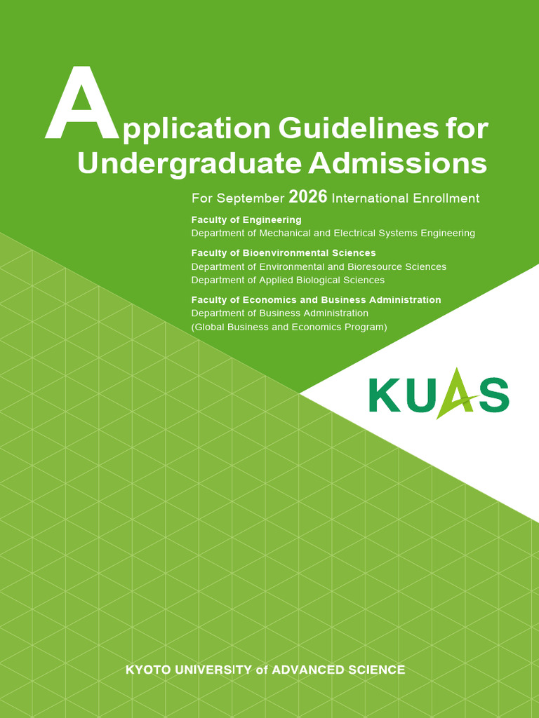 2026 International Undergraduate Admissions Guide | PDF | Advanced ...
