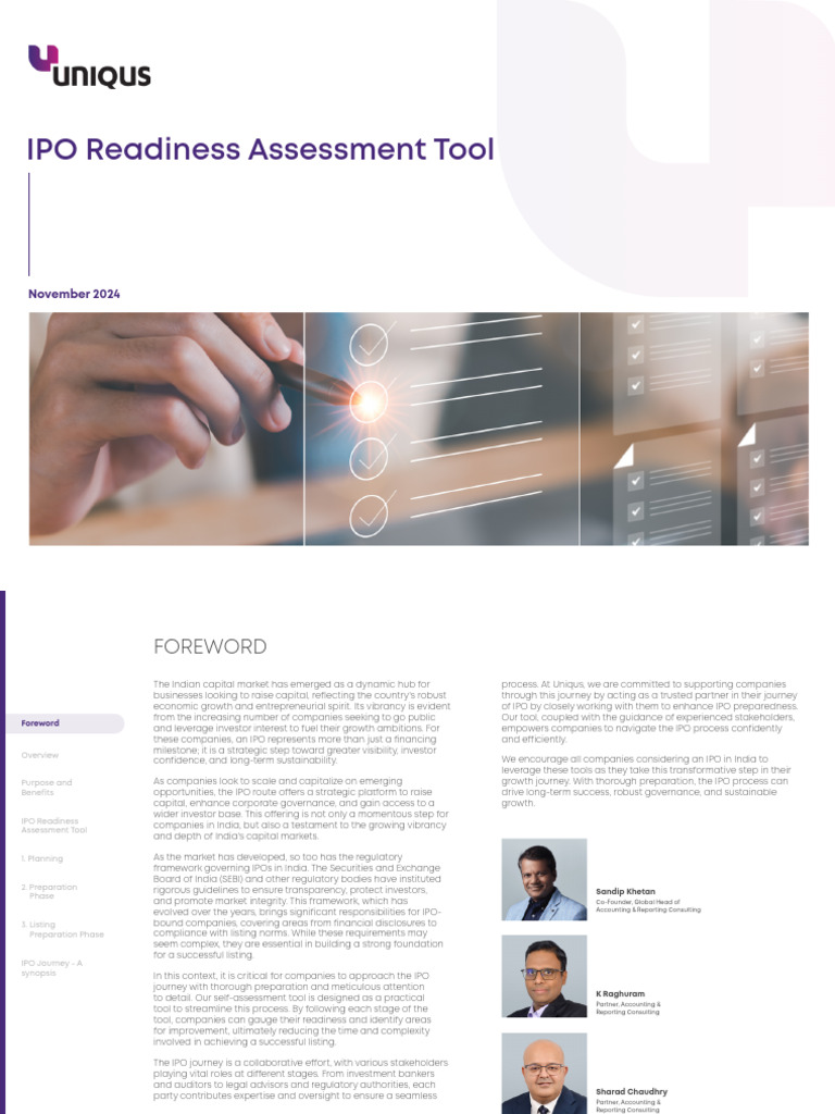 IPO Readiness Assessment Tool 1 | PDF | Governance | Regulatory Compliance