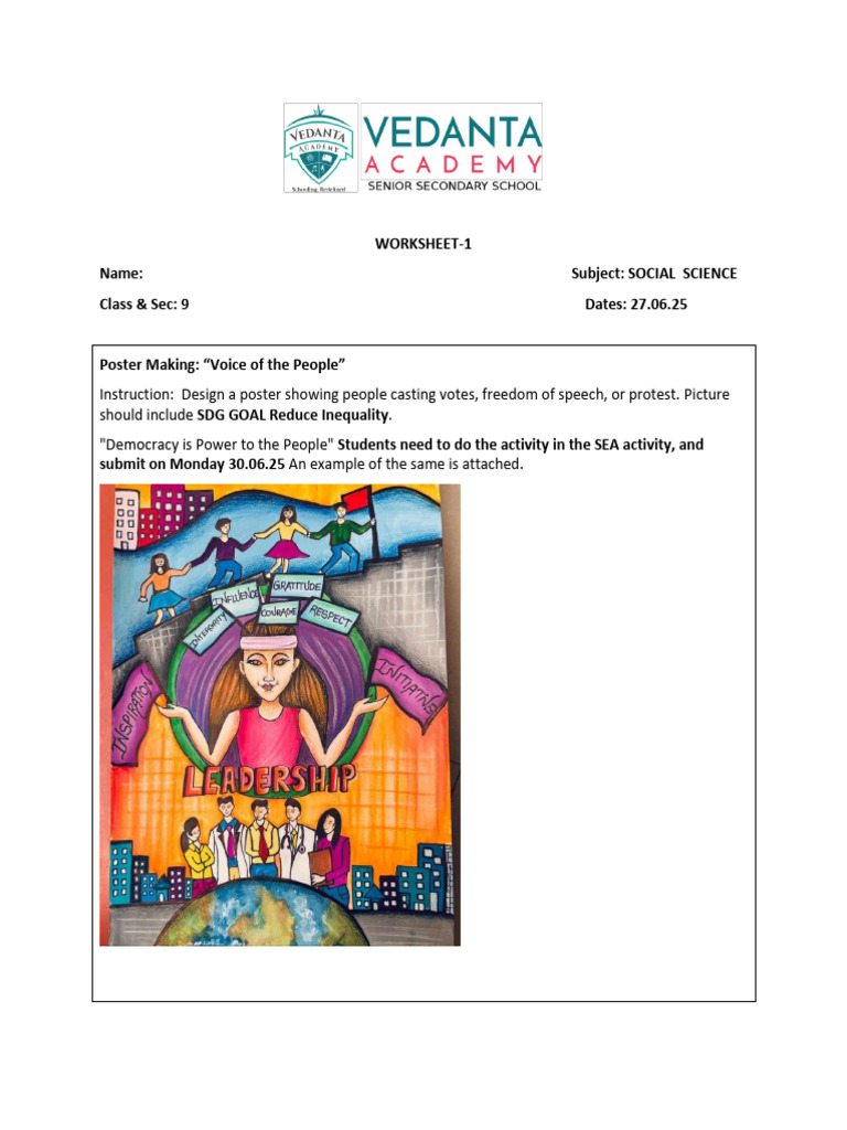 Social Science Poster Making Guide | PDF