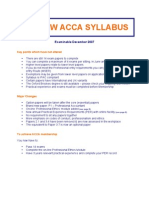 ACCA Old Syllabus Overview | PDF | Competence (Human Resources ...