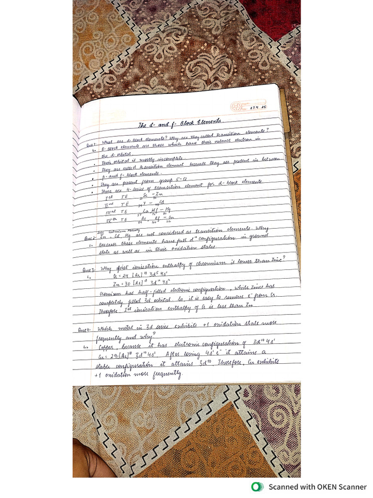 Chemistry Ch4 | PDF