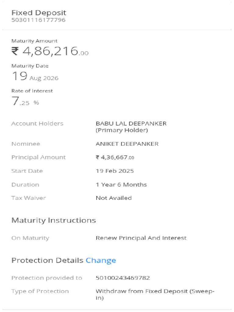 FD-Summary 20022025 | PDF