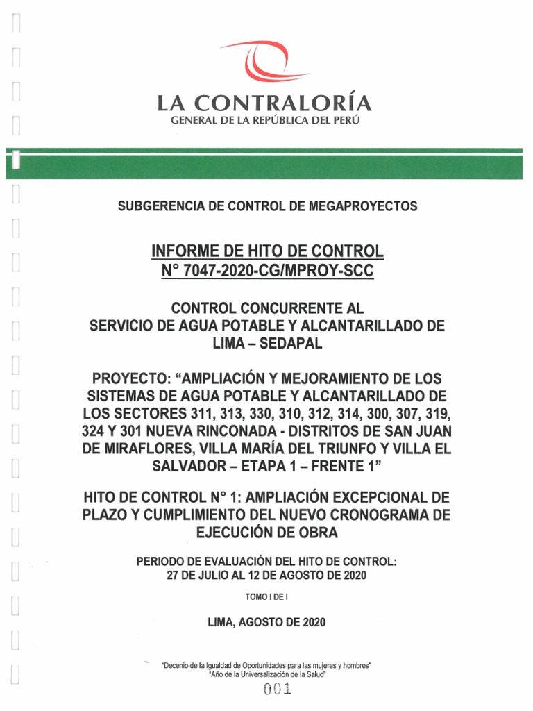 Informe 1 (Informe de Hito de Control #1) | PDF | Túnel | Tubería ...