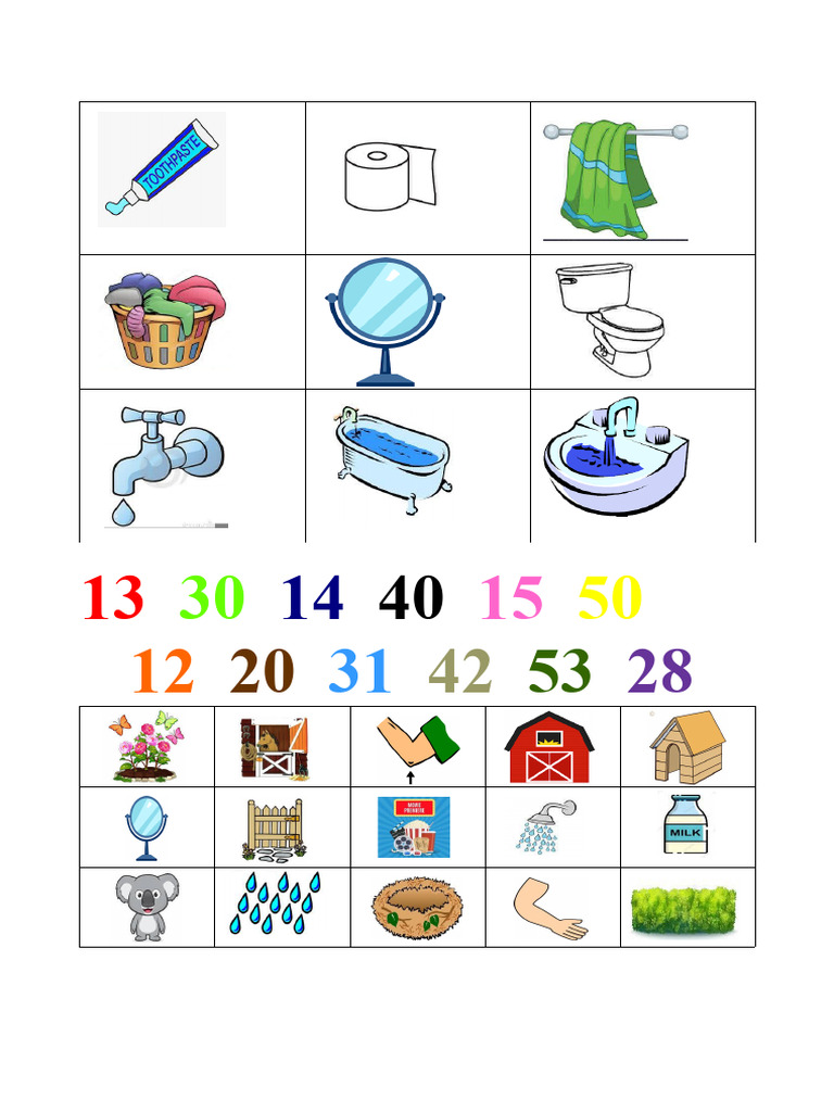 Bathroom Bingo 1 | PDF