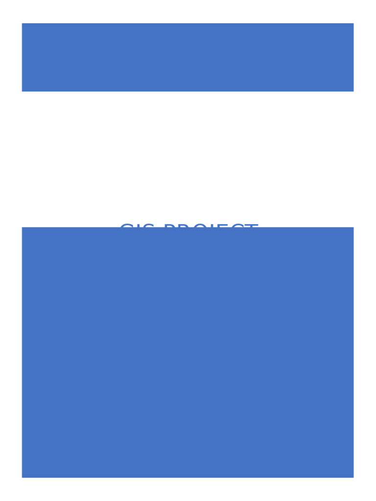 Overview of GIS Projects and Applications | PDF | Geographic ...