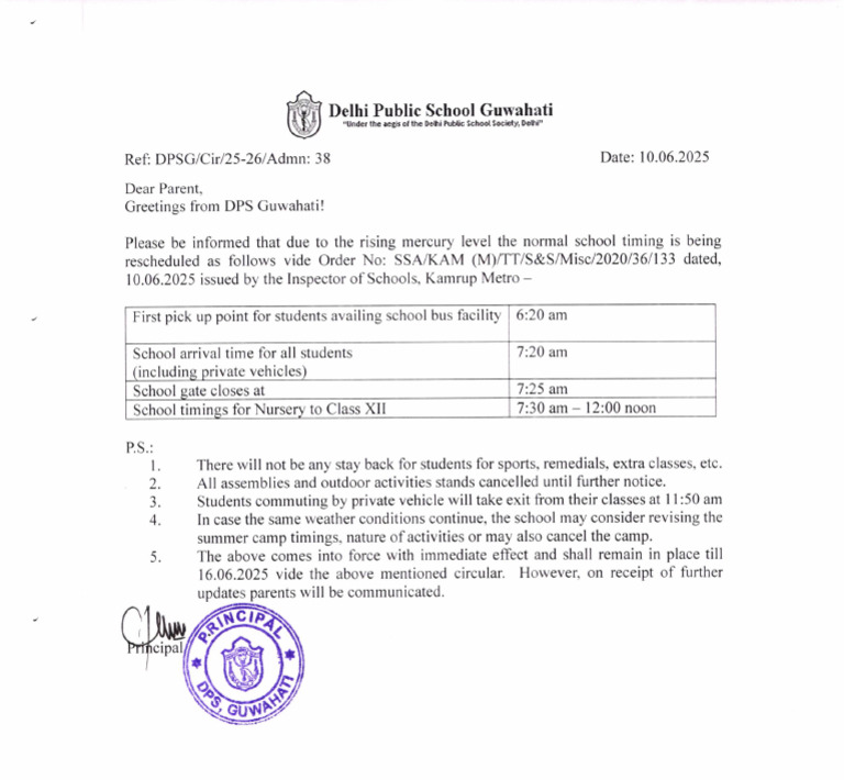 Revised Timing - Student | PDF