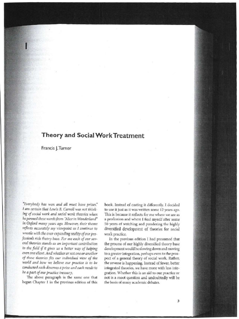 USW1 SOCW 6060 Week01 TreatmentTurner Compressed | PDF