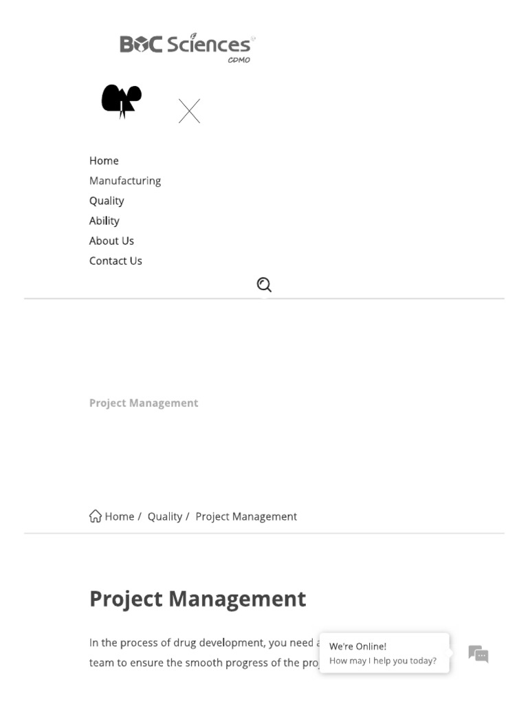Project Management - CDMO | PDF