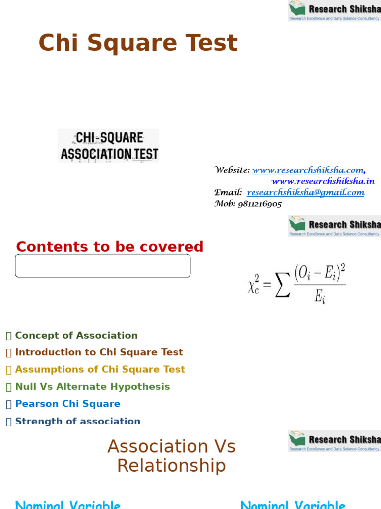 Understanding Chi Square Test Basics | PDF | Chi Squared Test ...