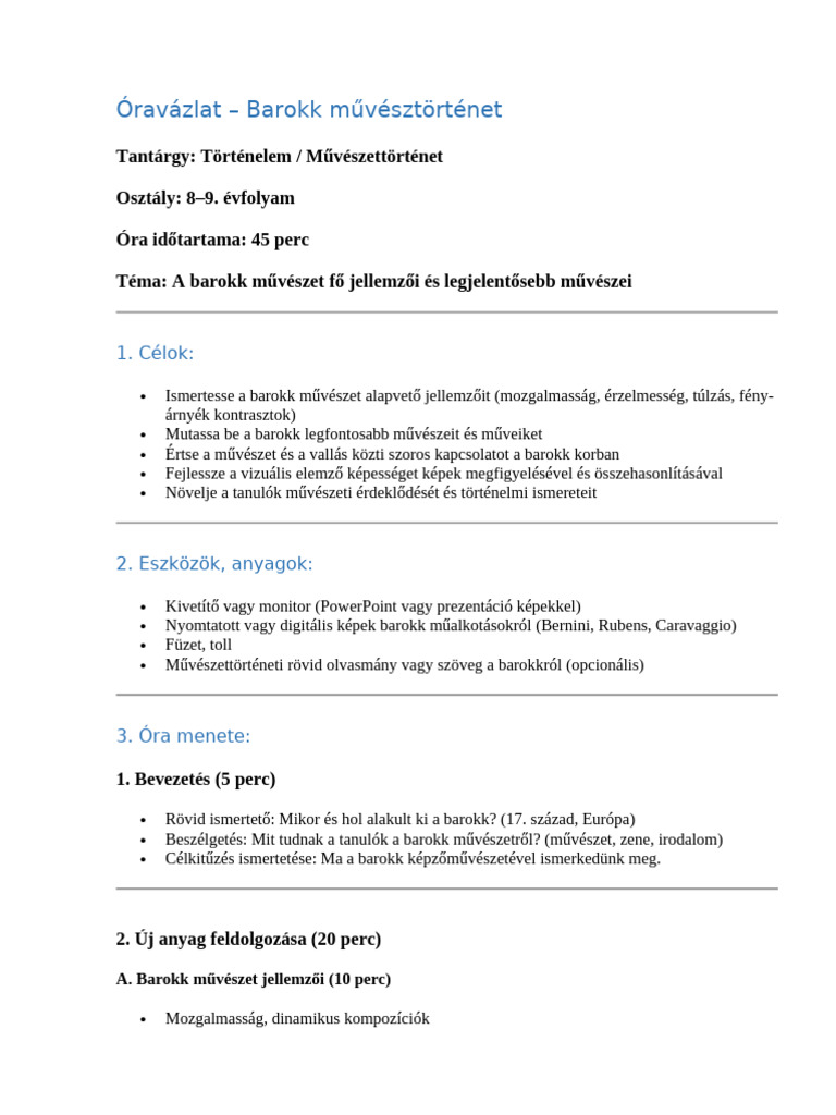 Barokk Oravazlat | PDF