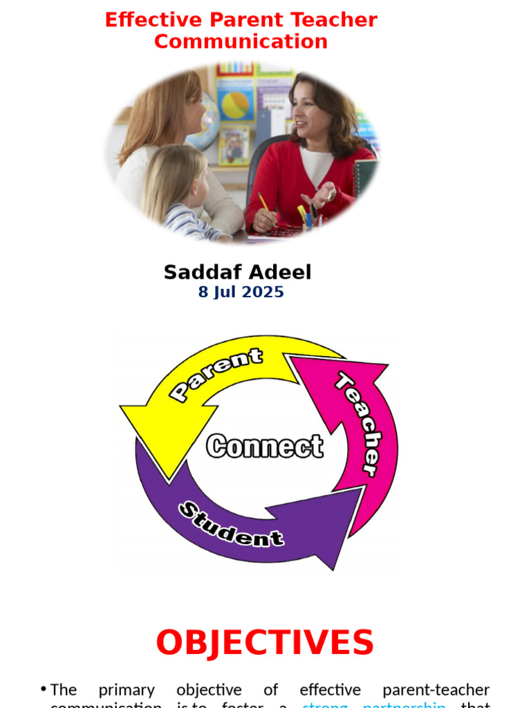 Effective Parent-Teacher Communication Guide | PDF | Communication ...