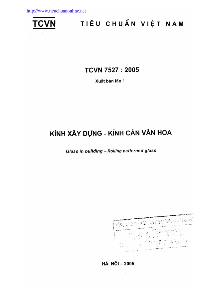 TCVN 7527 2005 | PDF
