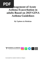 Guideline For Management of Acute Exacerbation in Bronchial Asthma | PDF