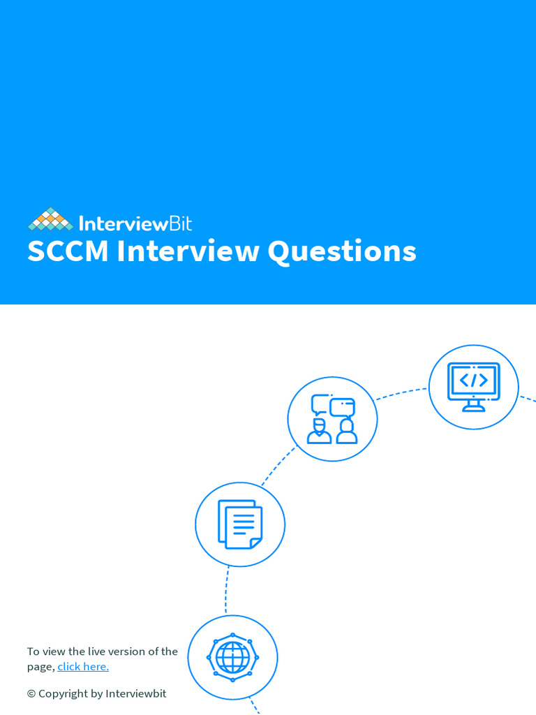 SCCM Interview Questions | PDF | Server (Computing) | Operating System