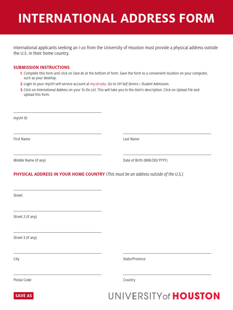 I-20 Form Submission Instructions | PDF