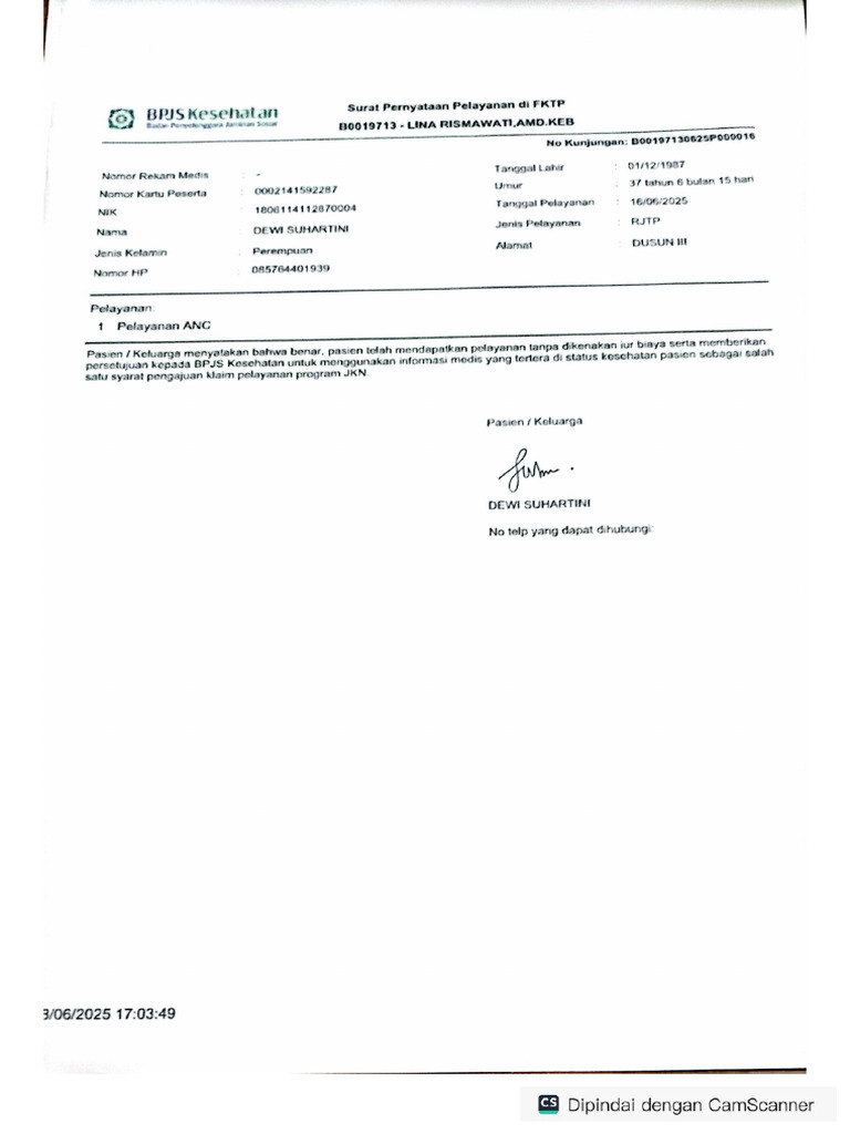 Dewi Suhartini (ANC 1) | PDF