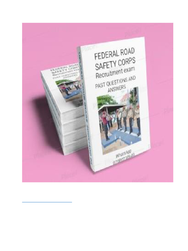 FRSC Recruitment Exam Prep Guide | PDF