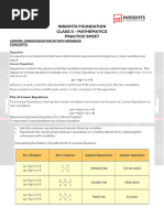 Linear Equations PYQs | PDF | Equations | System Of Linear Equations