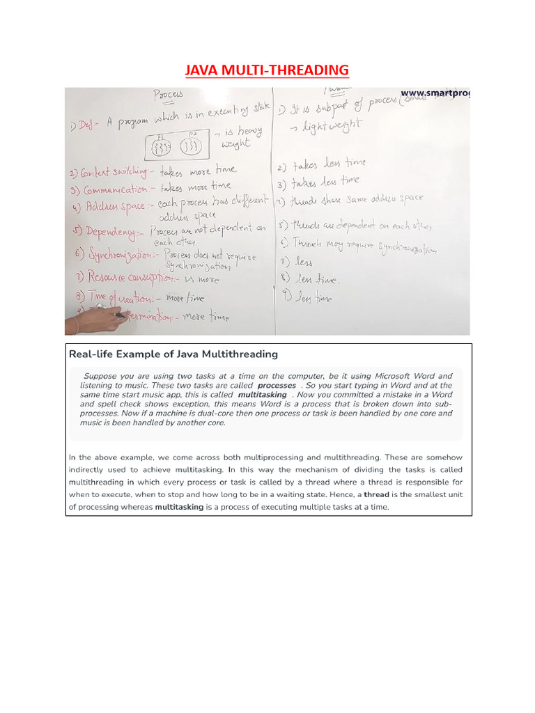 Multi Threading JAVA | PDF