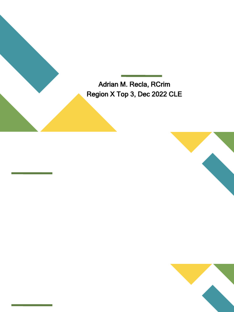 Specialized Crime Investigation 2 With Interrogation and Interview | PDF | Robbery | Crimes